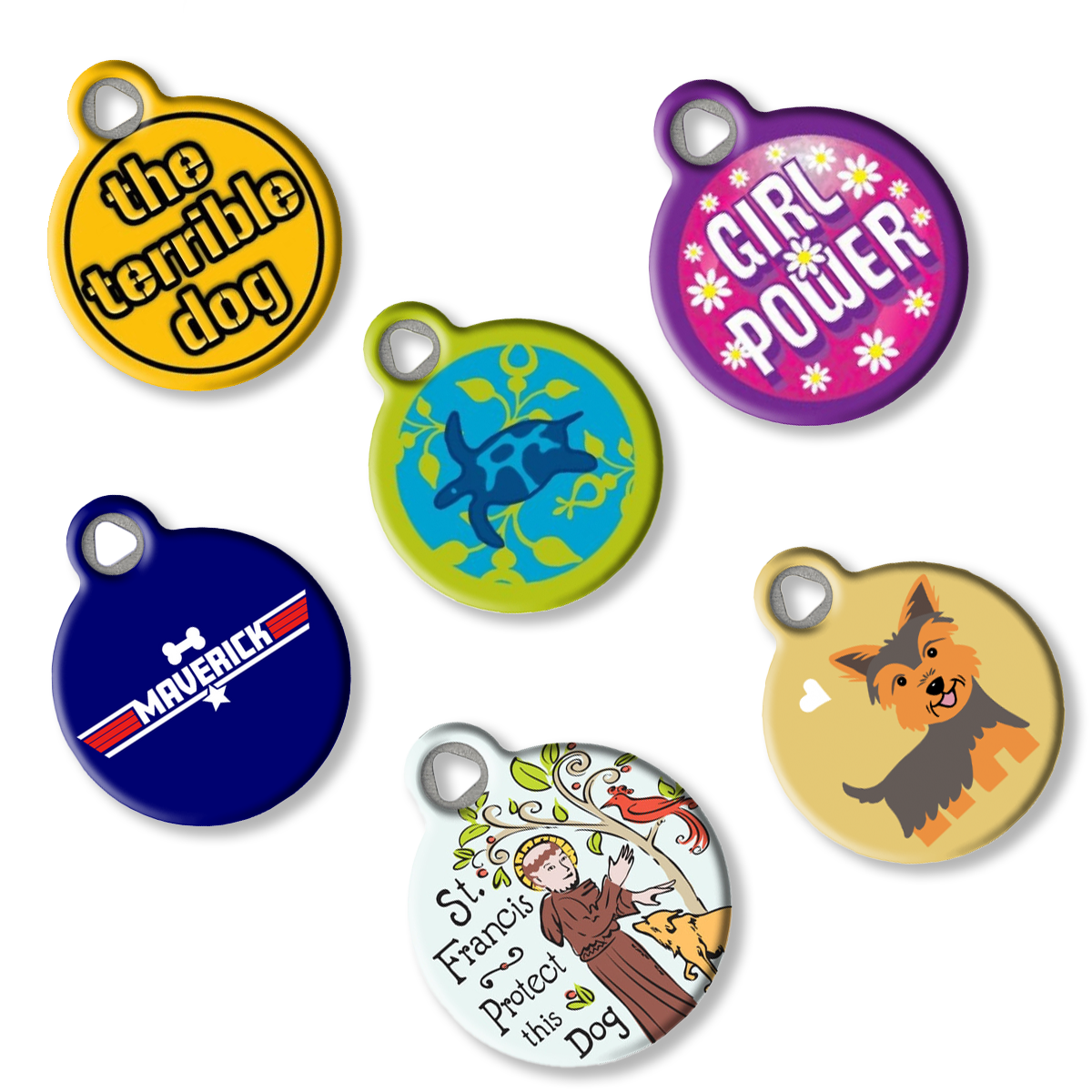 Unique Pet Tags I Customizable Pet ID Tags | Dog Tag Art
