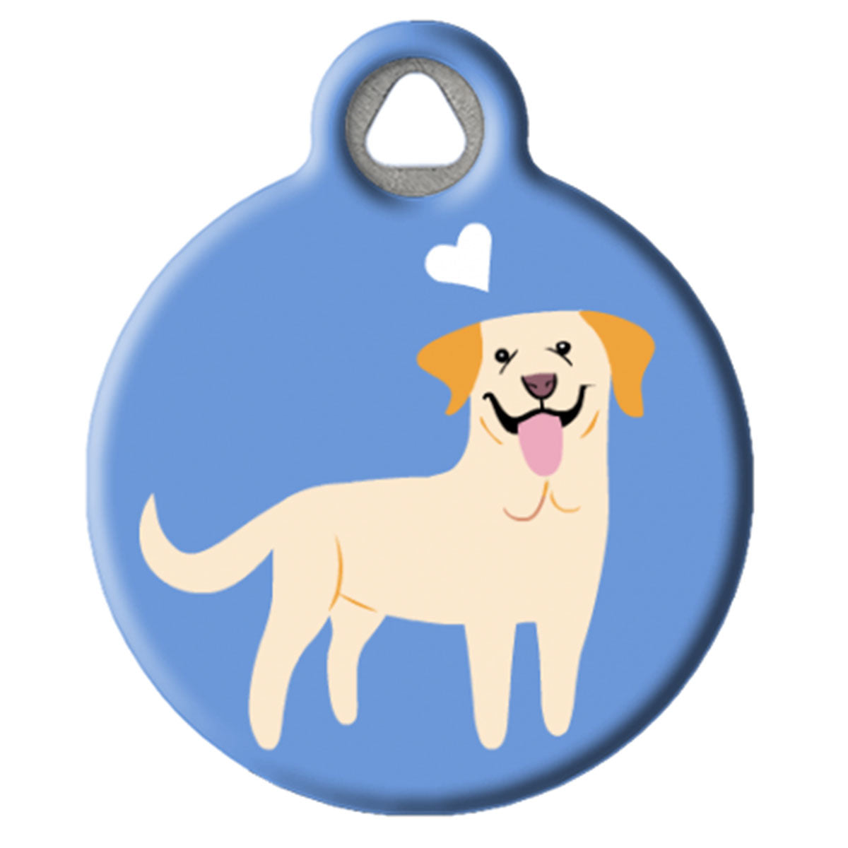 Yellow Labrador Dog Tag – Ready For Custom Engraving
